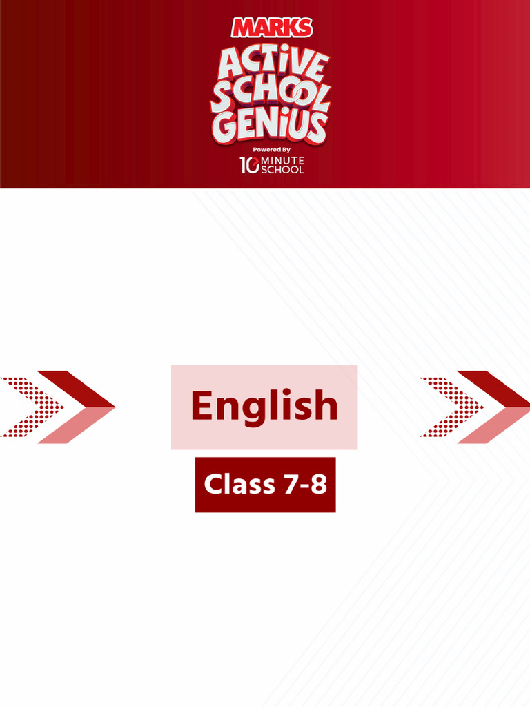 Marks Active School Genius Study Materials (Class 7-8) 1753606300783 | PDF