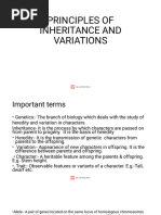 Principles of Inheritance and Variation | PDF | Dominance (Genetics ...