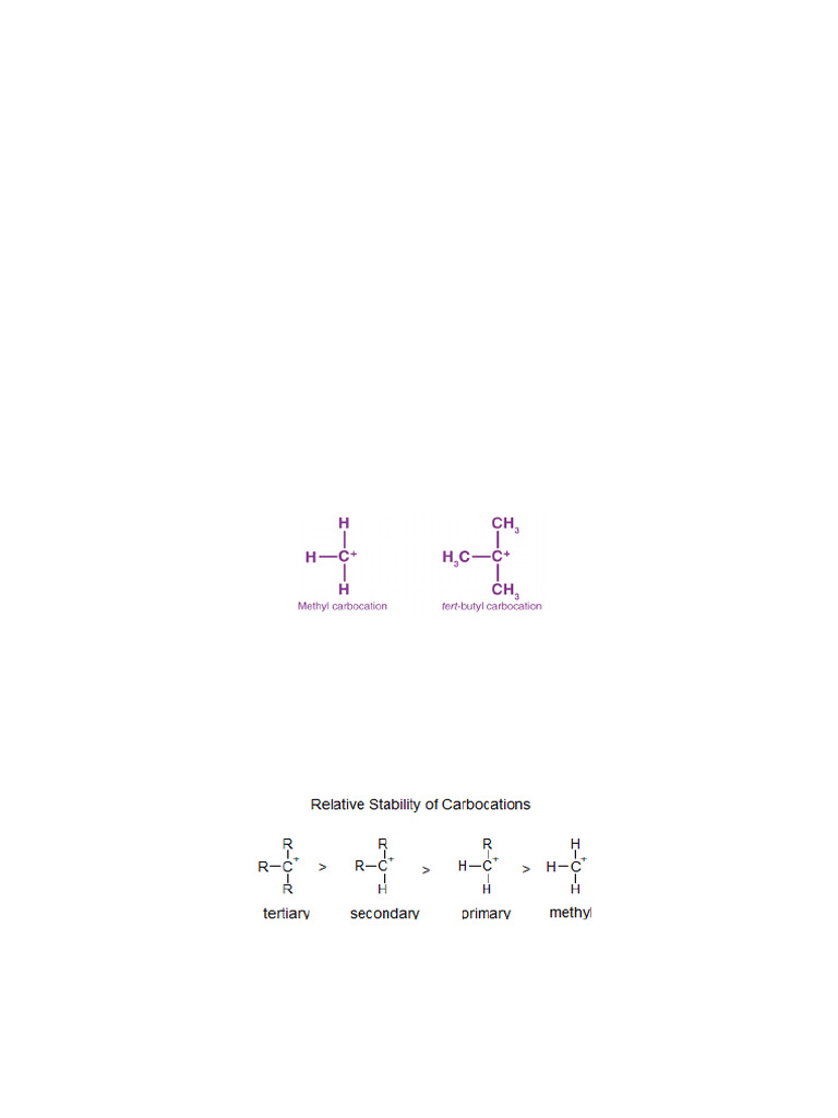 Carbocation Rearrangement Mechanisms | PDF | Chemical Reactions ...