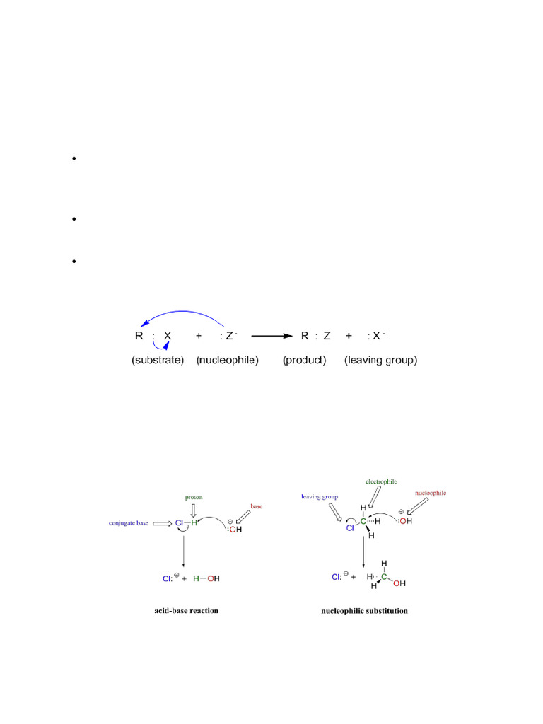 SN1 and SN2 Reaction Mechanisms Explained | PDF | Chemical Reactions ...