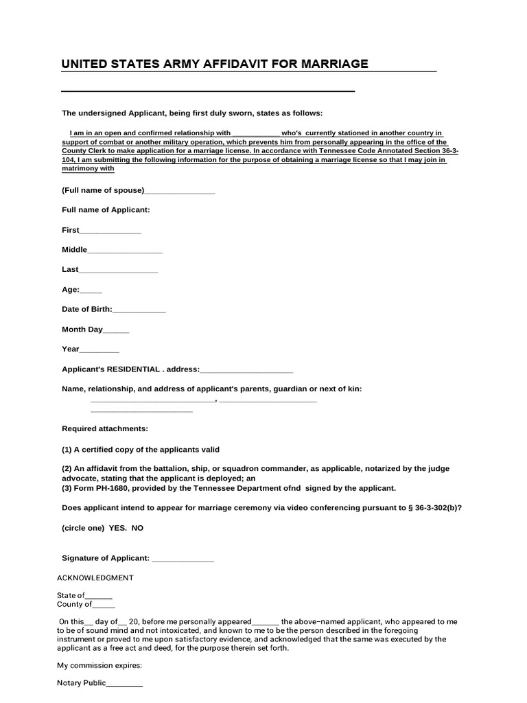 UNITED STATES ARMY AFFIDAVIT FOR MARRIAGE _extracted_08202103 | PDF