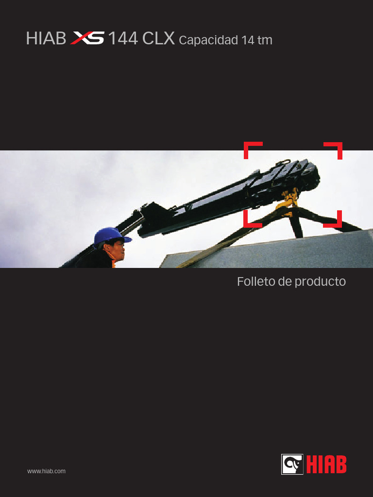 Grúa HIAB 144 CLX: Potencia y Flexibilidad | PDF | Grúa (máquina)