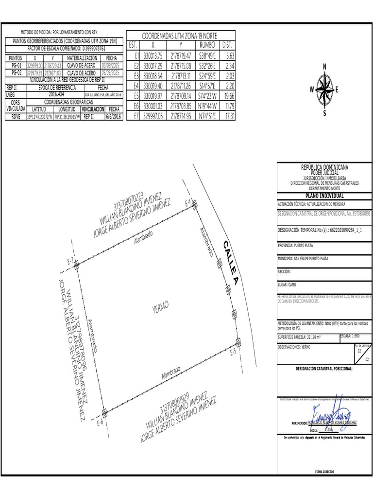 Plano Lucero-Model - PDF Indi | PDF | Geofísica | Tecnología geográfica