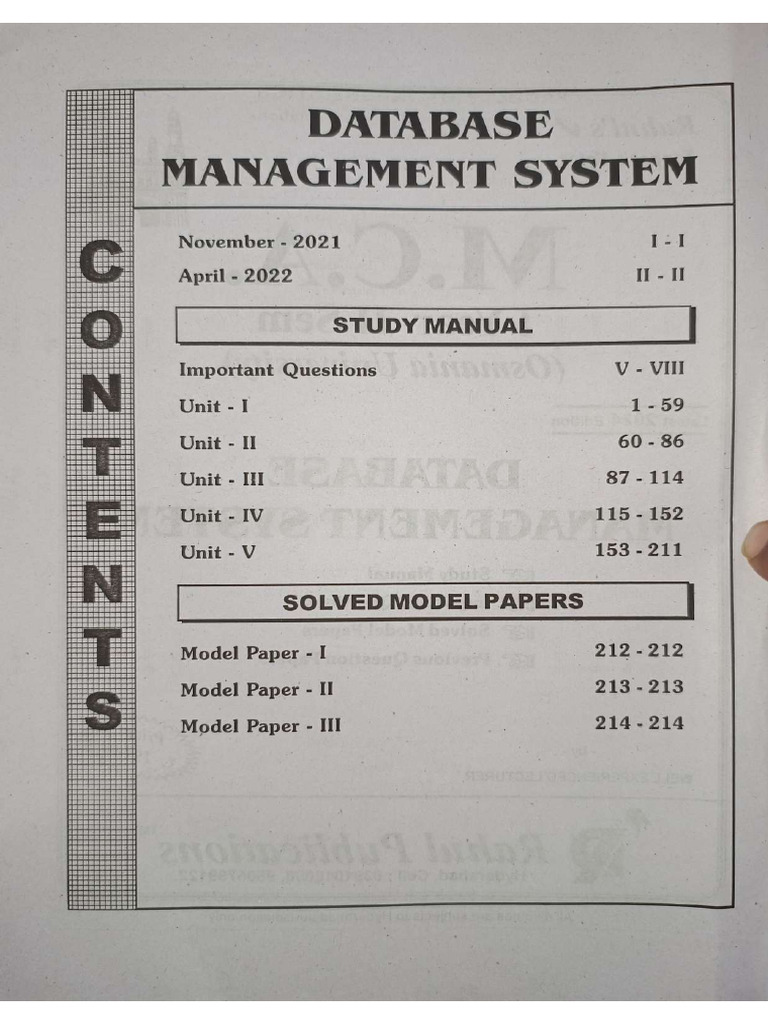 DBMS Unit 01 Compressed | PDF