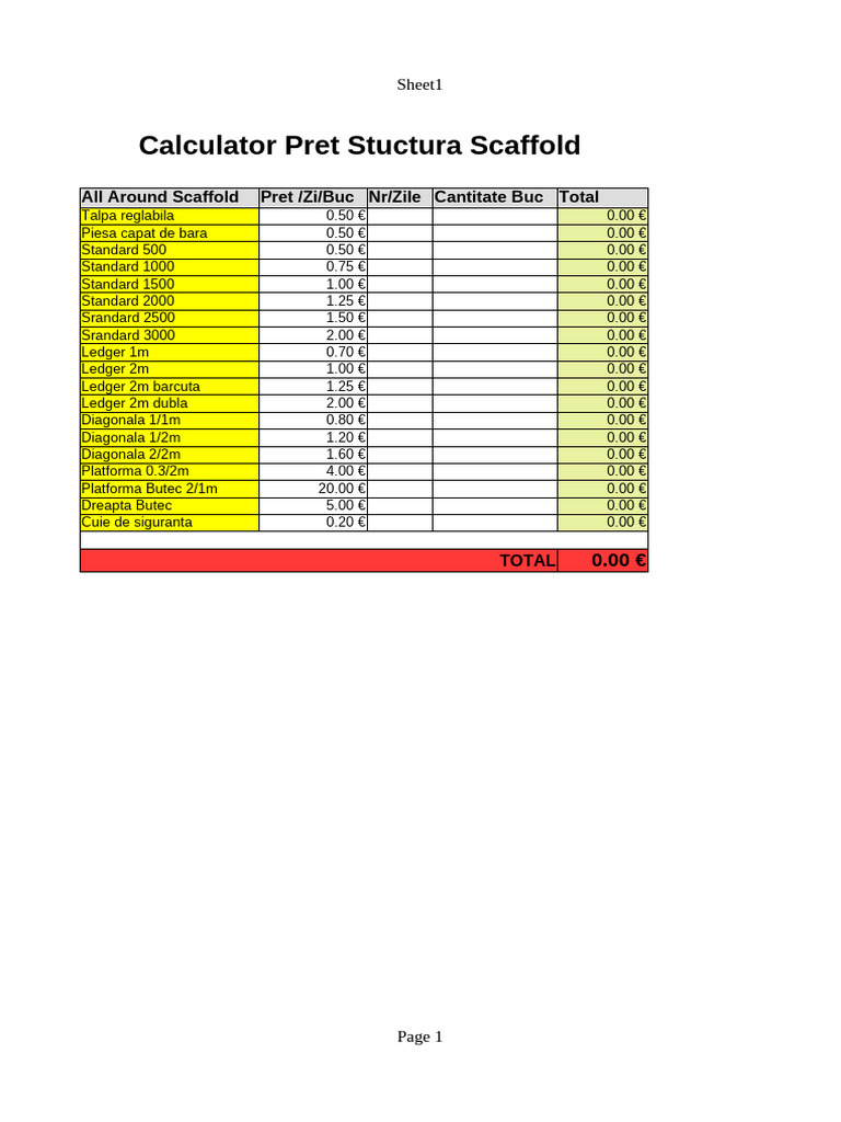 Calculator Scaffold | PDF