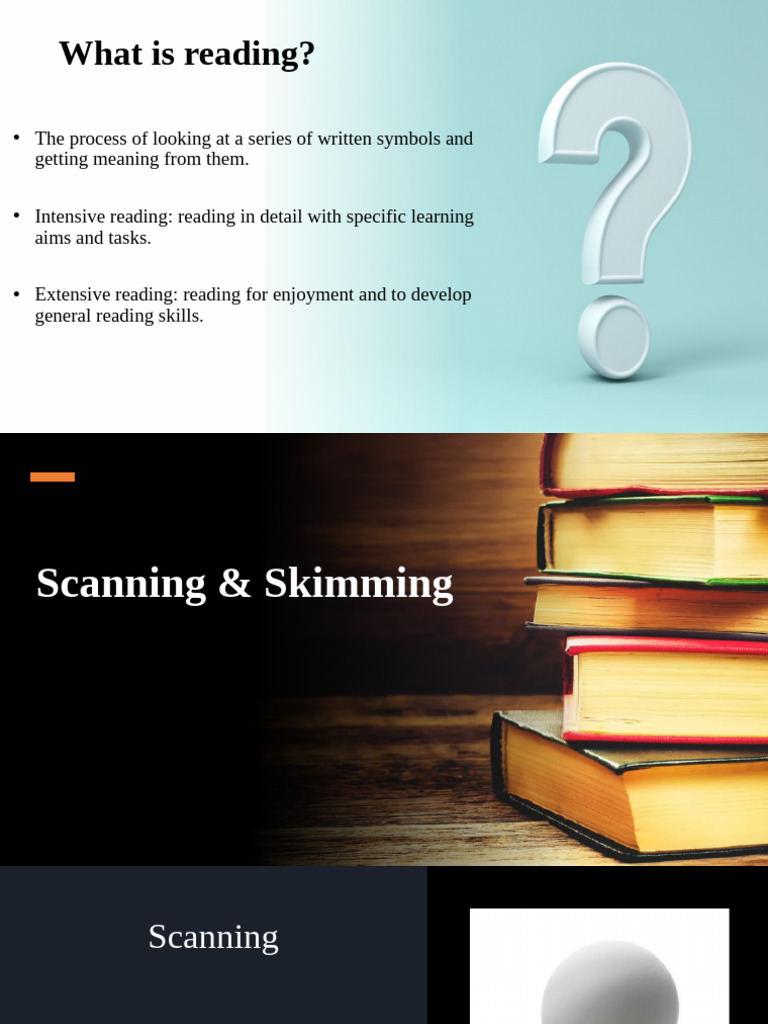 English II Class 02 Types of Reading | PDF