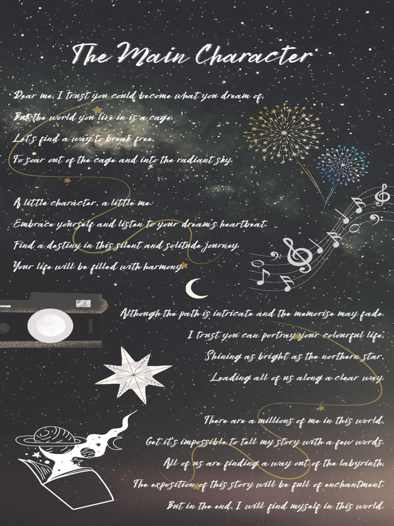 Dark Celestial Sky Stars Inspirational Quote Instagram Story | PDF