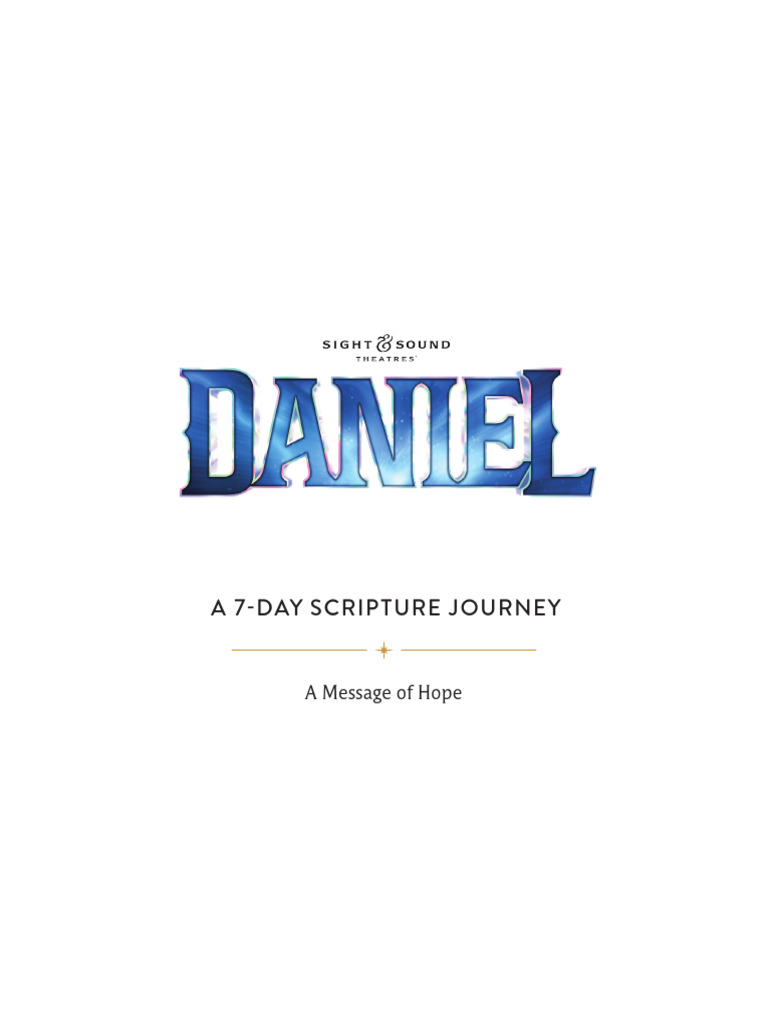 Daniel Live 7 Day Devotional | PDF | Shadrach, Meshach, And Abednego ...