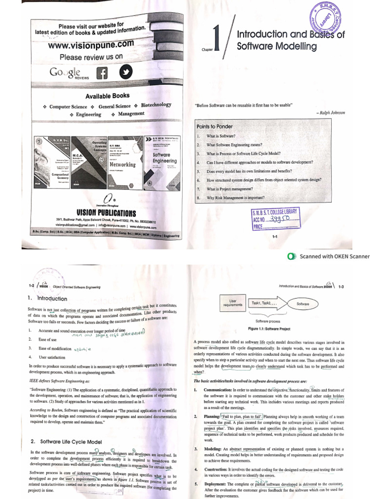 OOSE Chapter 1 Notes | PDF