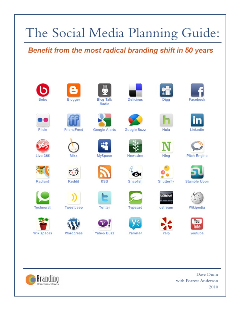 Social Media Planning Guide | Digital & Social Media | Social Media