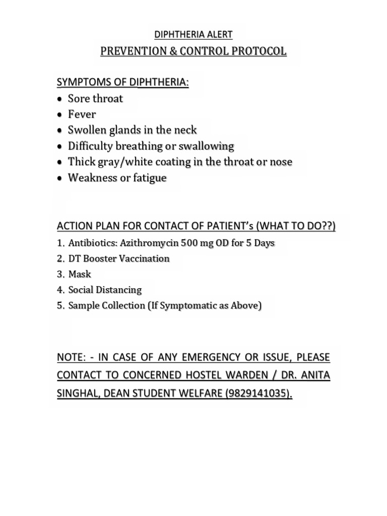 Diphtheria Poster | PDF