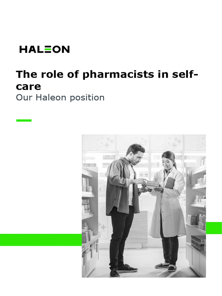 Haleon The Role of Pharmacists in Self Care - Pdf.downloadasset | PDF ...