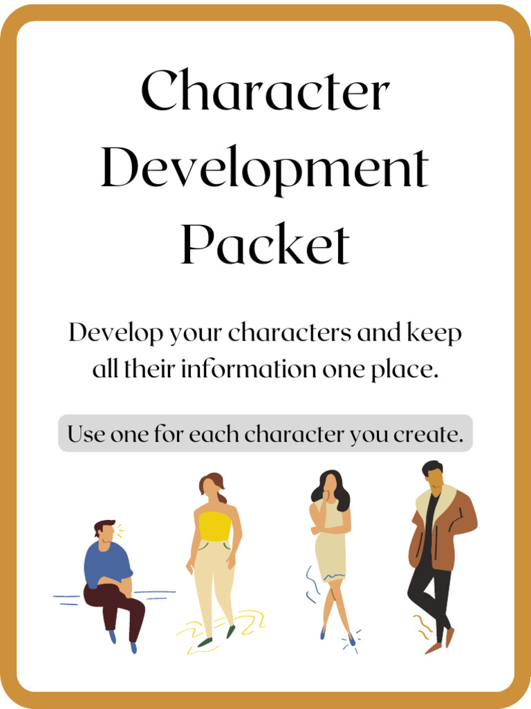 Character Development Packet For Writing Stories | PDF