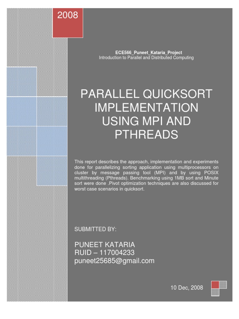 PDC | PDF | Message Passing Interface | Thread (Computing)