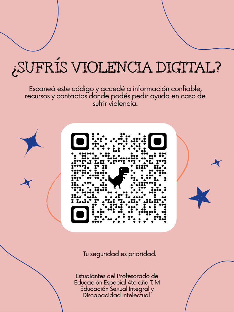 Cartel Vertical Escanear Código QR Moderno Ilustrativo Moderno Rosa ...