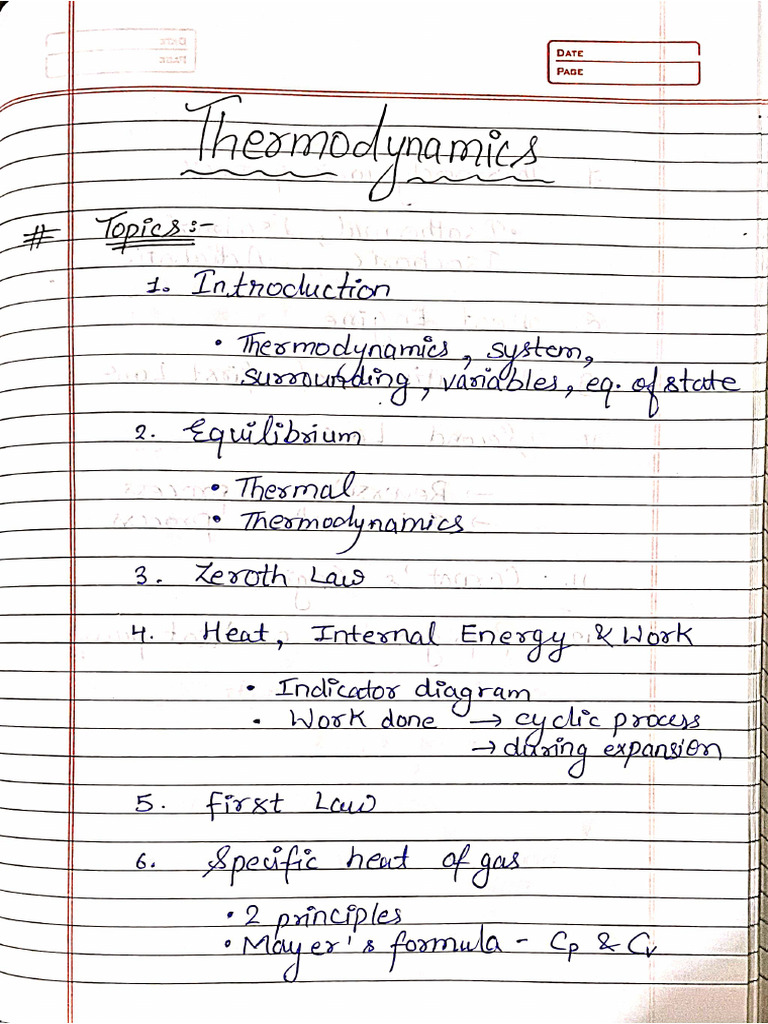 Thermo.notes xjskl aisi sud shsi zuisuu is | PDF