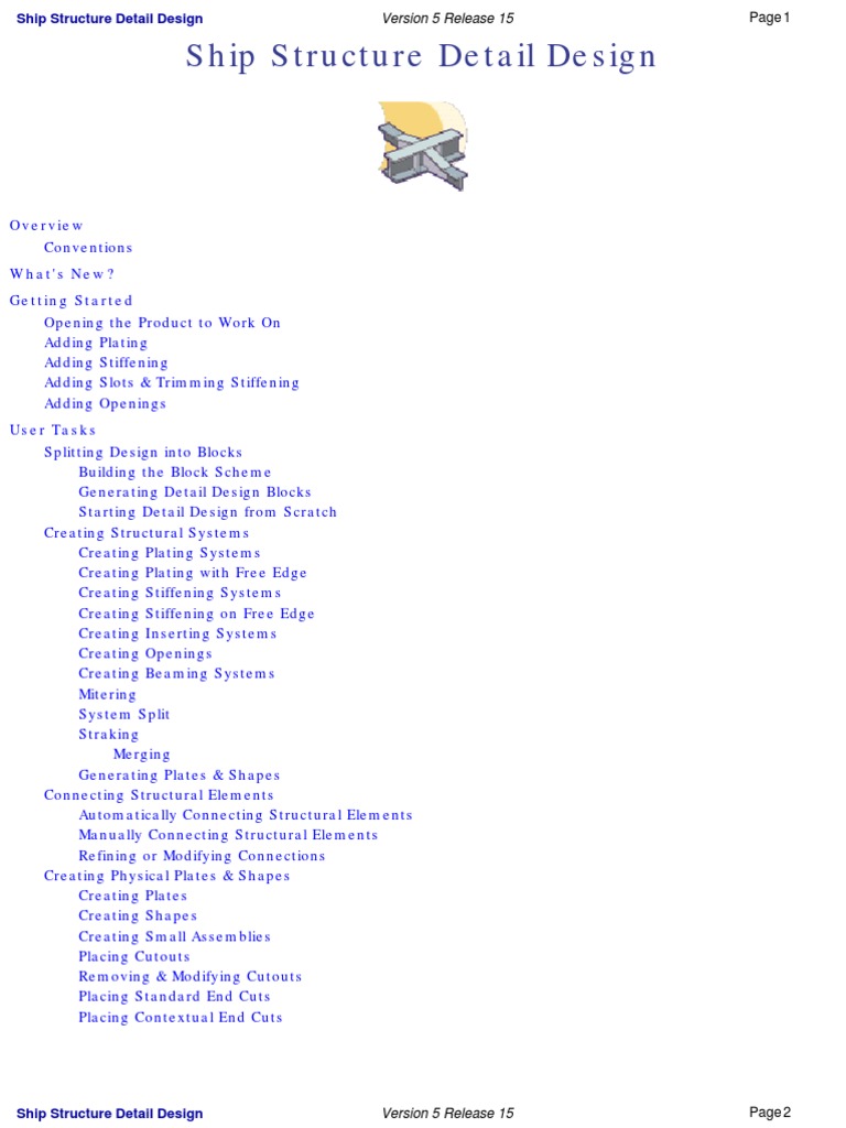 Ship Structure Detail Design | PDF