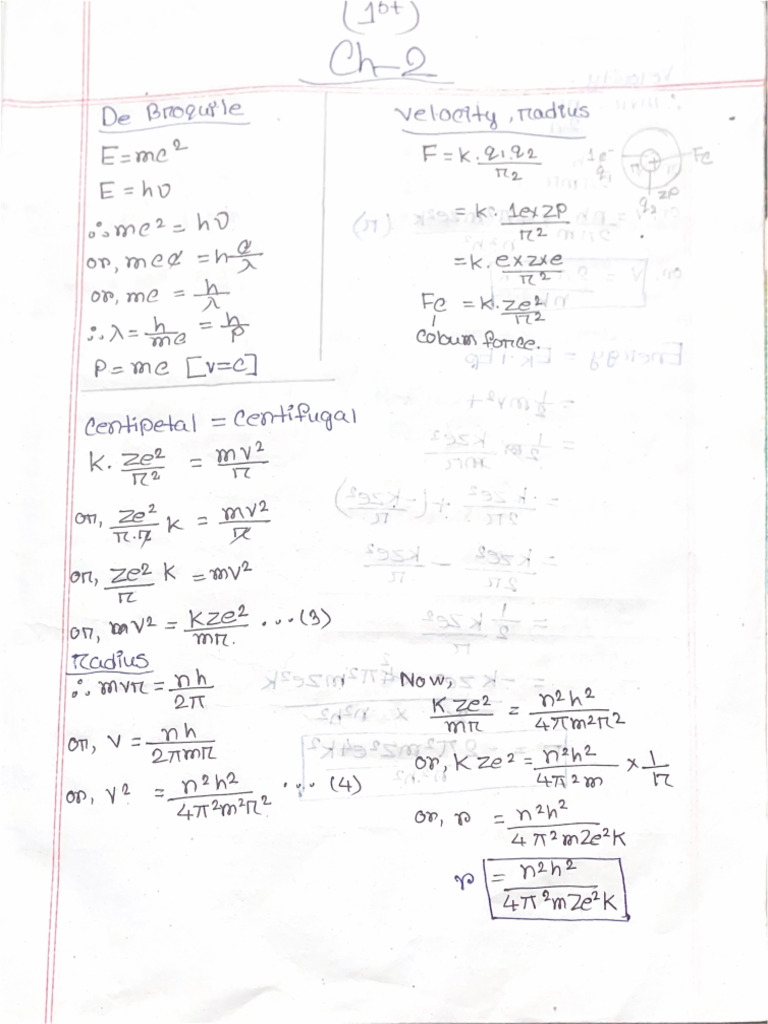 Chapter 2 chemistry 1st paper | PDF