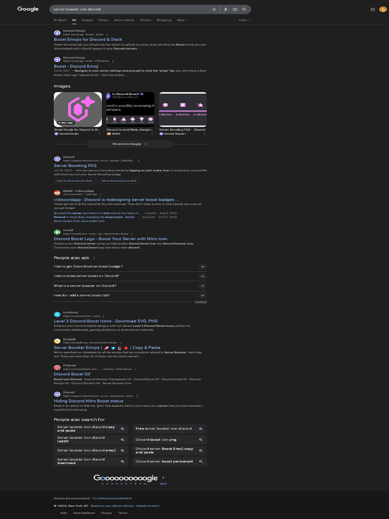Discord Server Booster Icons Guide | PDF | Application Software ...