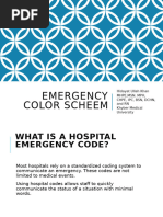 NABH Hospital Emergency Codes Explained | PDF | Emergency | Health Care