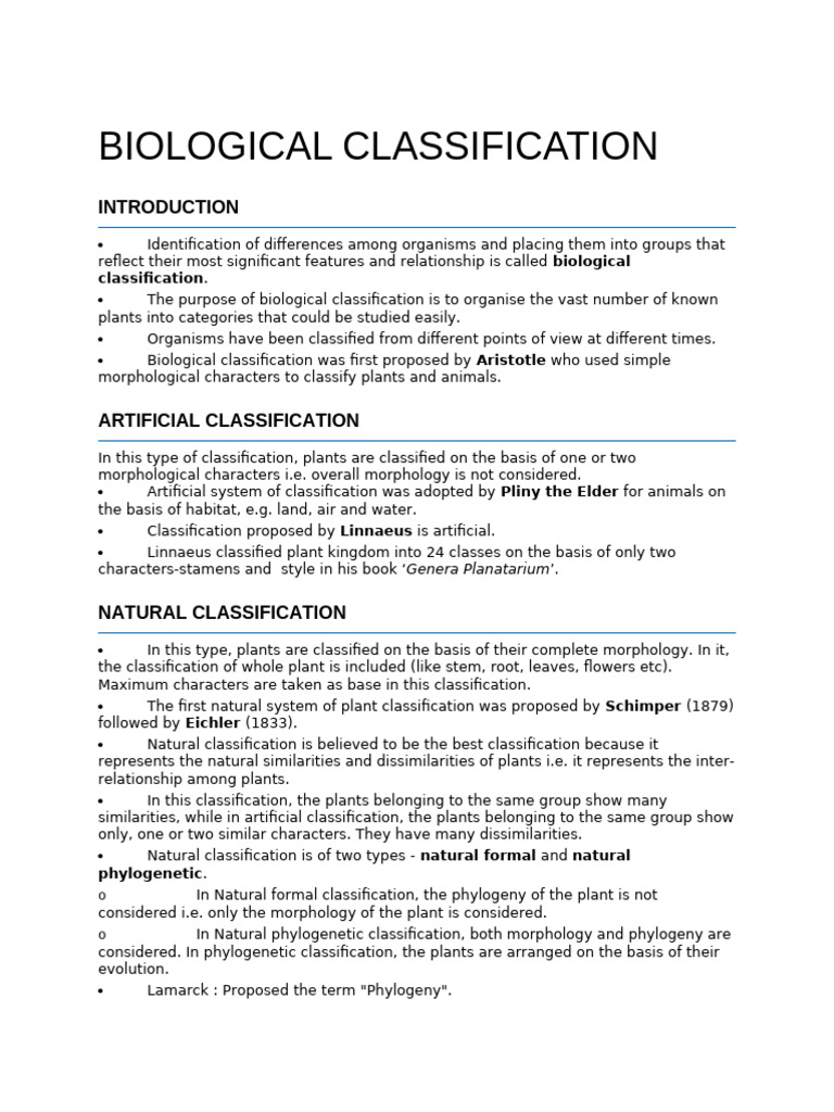 Biological Classification | PDF | Protozoa | Fungus