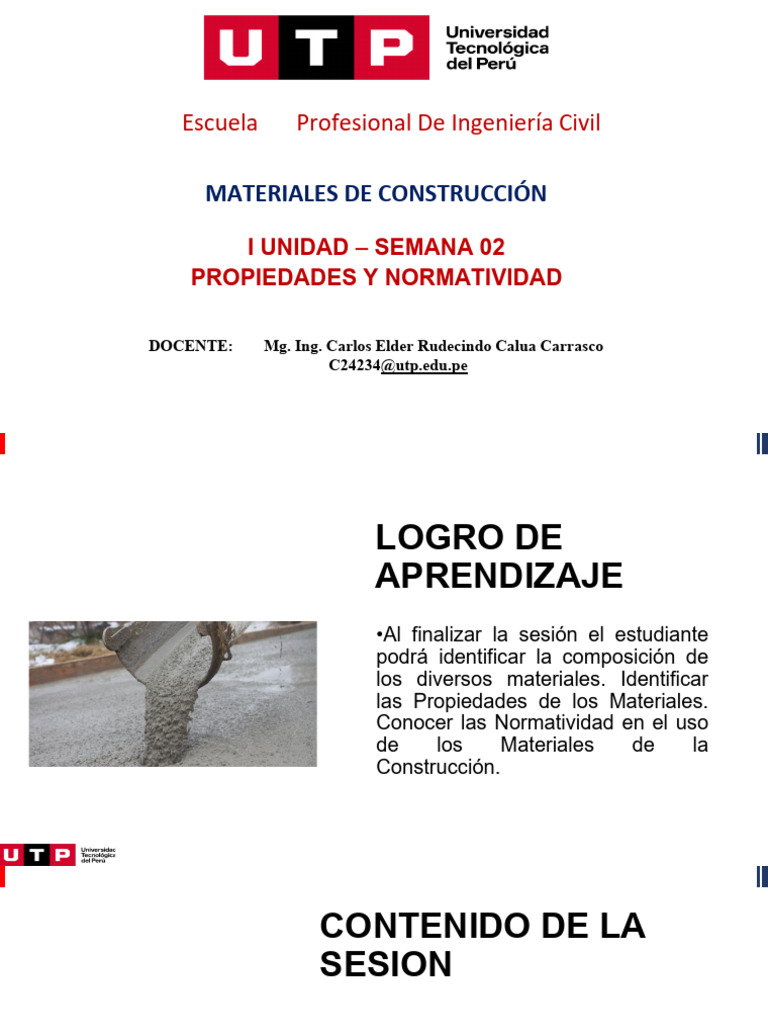 S02 - Propiedades y Normatividad | PDF | Deformación (ingeniería) | Enlace químico