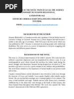 Analysis of "Path of Lucas" Novel | PDF | Narration | Psychological Trauma