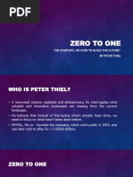 Zero To One - by Peter Thiel | PDF | Startup Company | Small Business ...