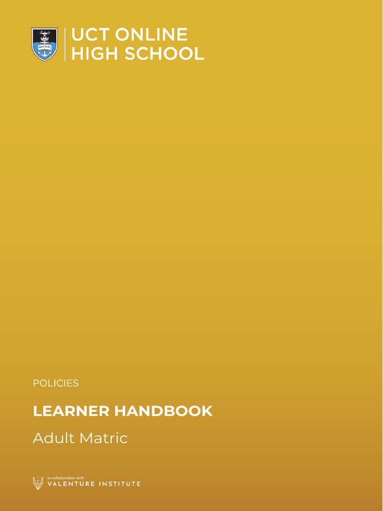 663a3bc7e2317f1827cfc200 - Adult Matric Learner Handbook - 07.05.2024 ...
