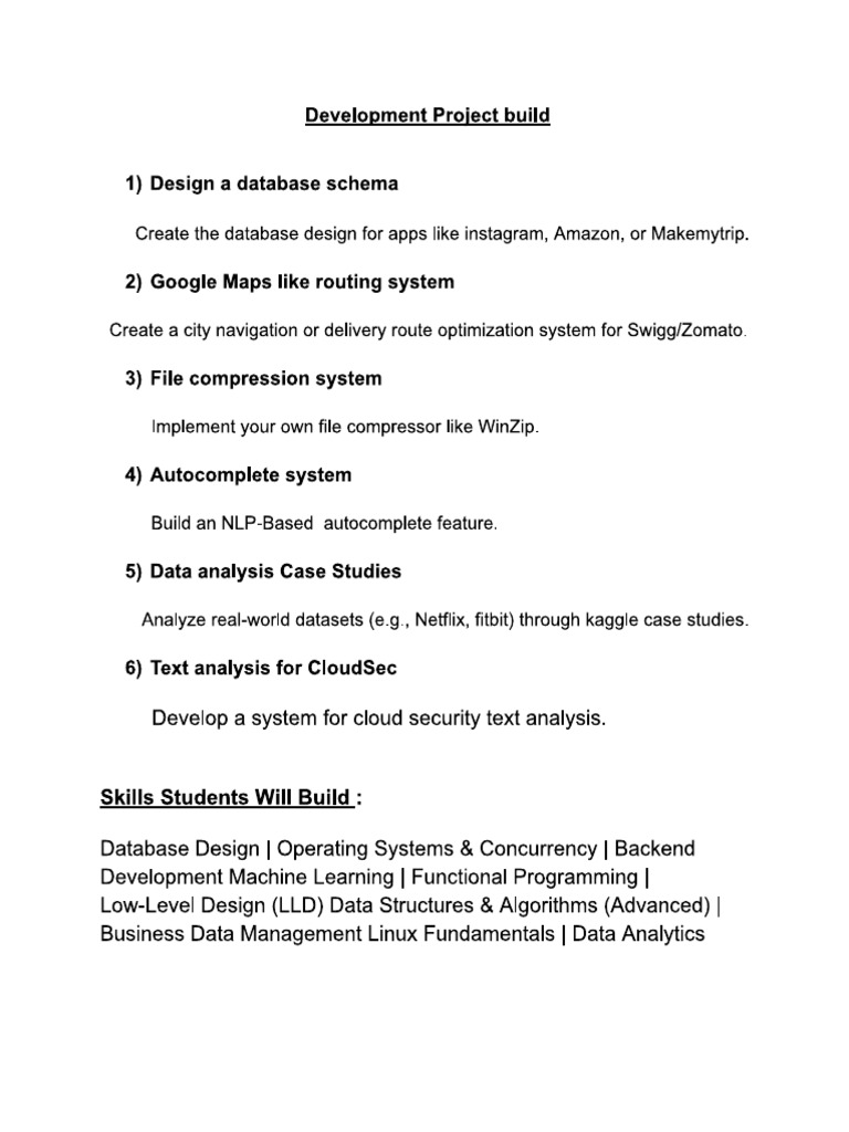 Project Ideas | PDF