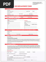 MTN SIM Registration and Swap Form | PDF