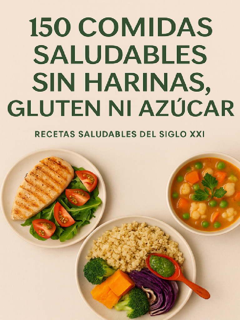 150 COMIDAS SALUDABLES SIN HARINA, AZUCAR NI GLUTEN ACTUALIZADO | PDF | ensalada | pesto
