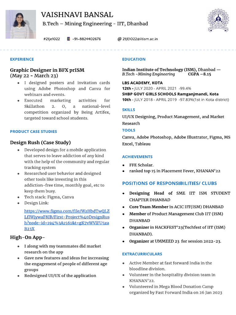 Vaishnavi Bansal - Resume - 23 | PDF