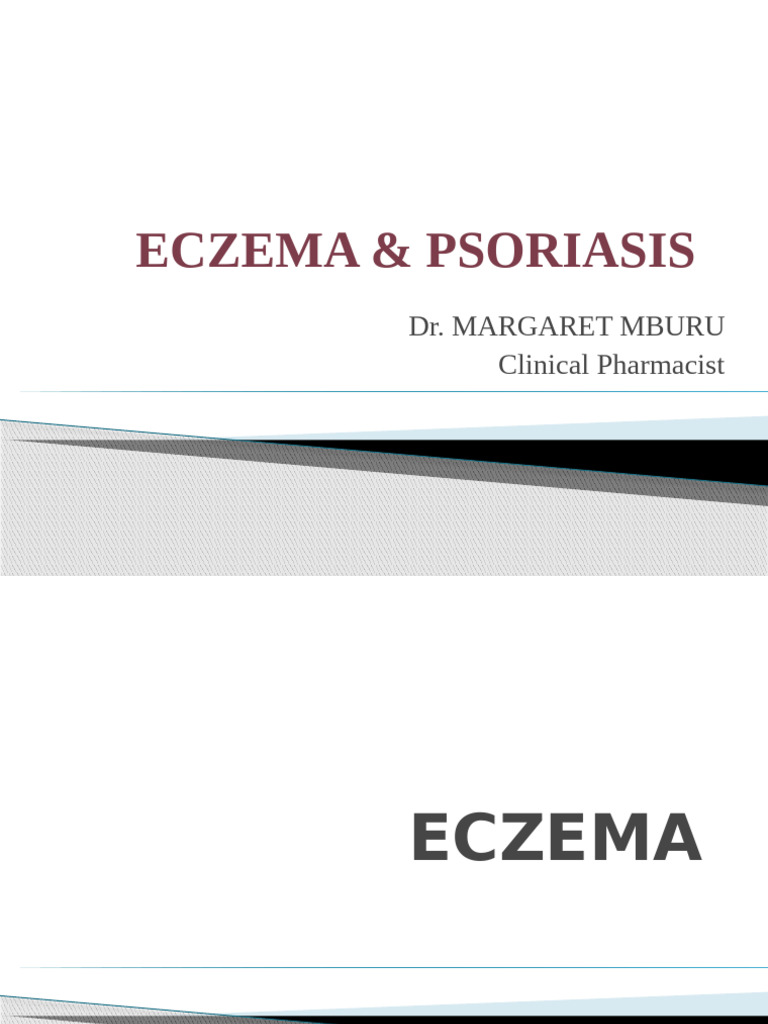Eczema and Psoriasis Overview Guide | PDF | Dermatitis | Psoriasis