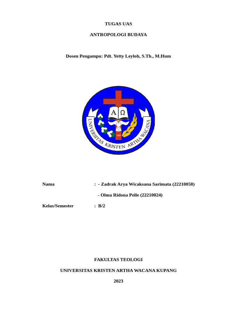 Golongan Sosial dan Pranata di Alor | PDF
