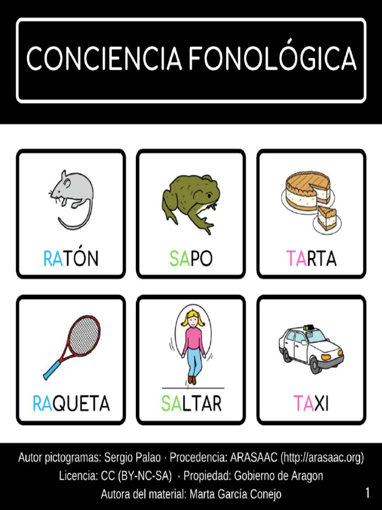 Conciencia Fonologíca y Lectoescritura R-S-T | PDF
