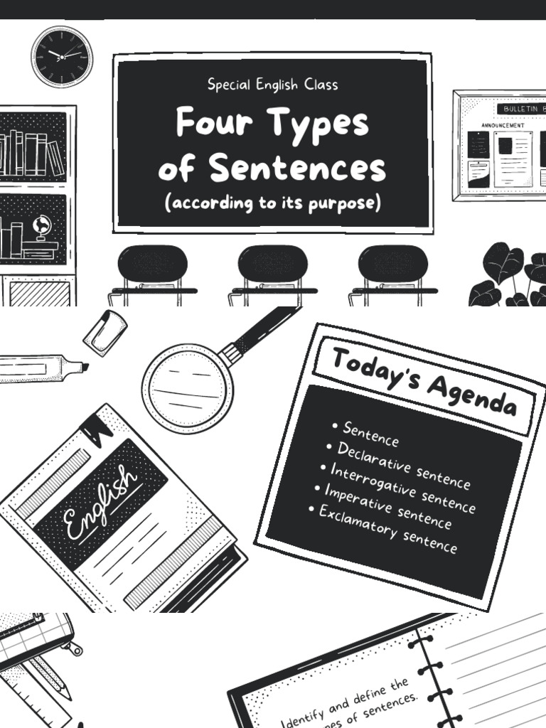 Four Sentence Types Explained | PDF | Sentence (Linguistics) | Question