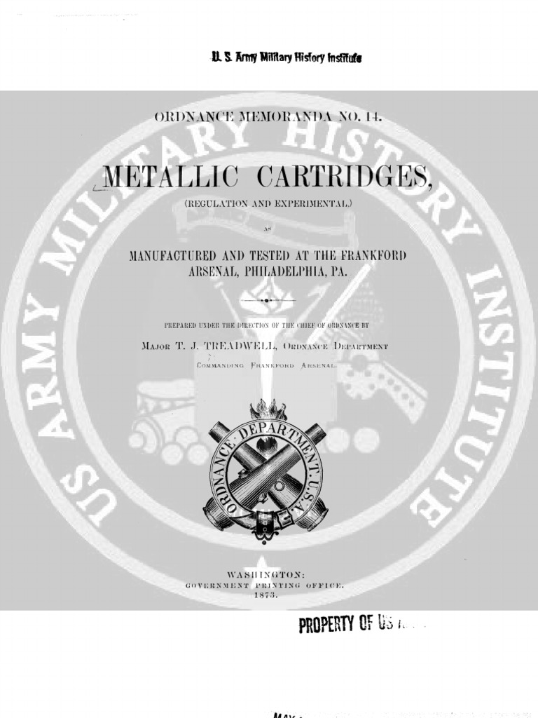 Metallic Cartridges | PDF | Cartridge (Firearms) | Rifle