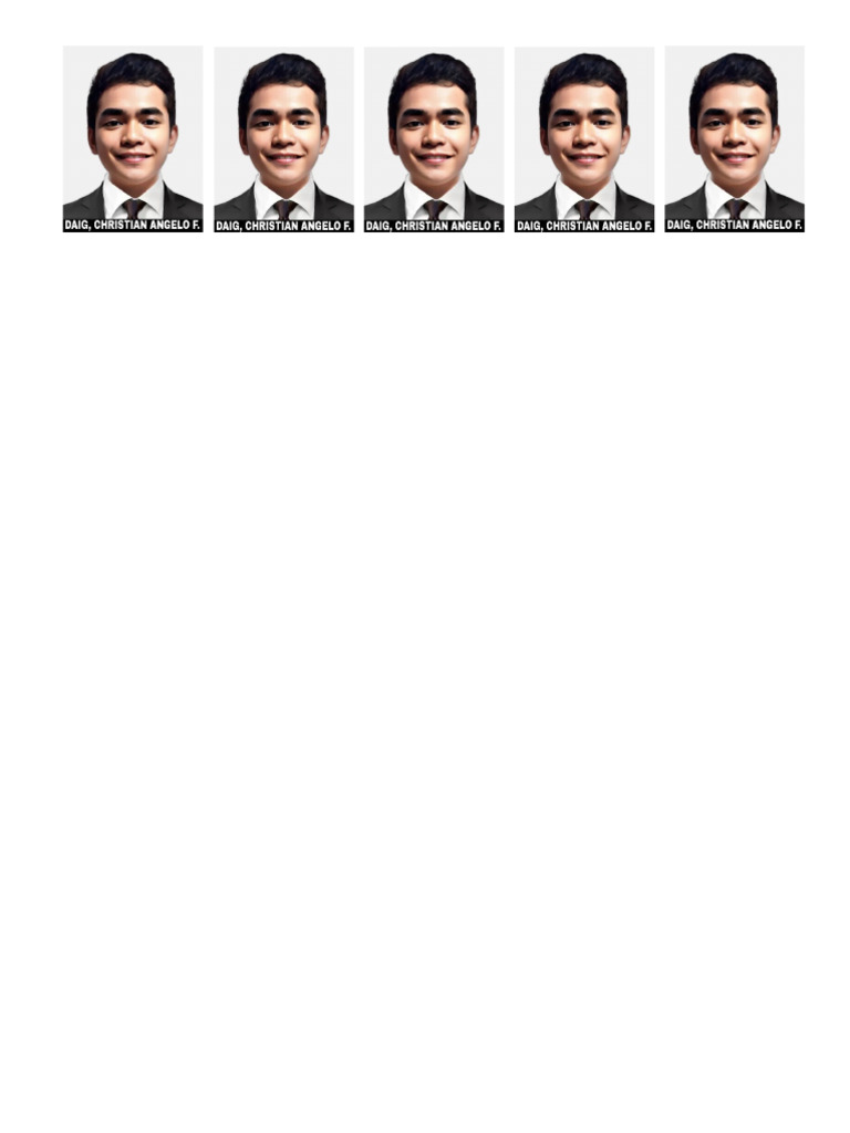 Passport Size ID | PDF