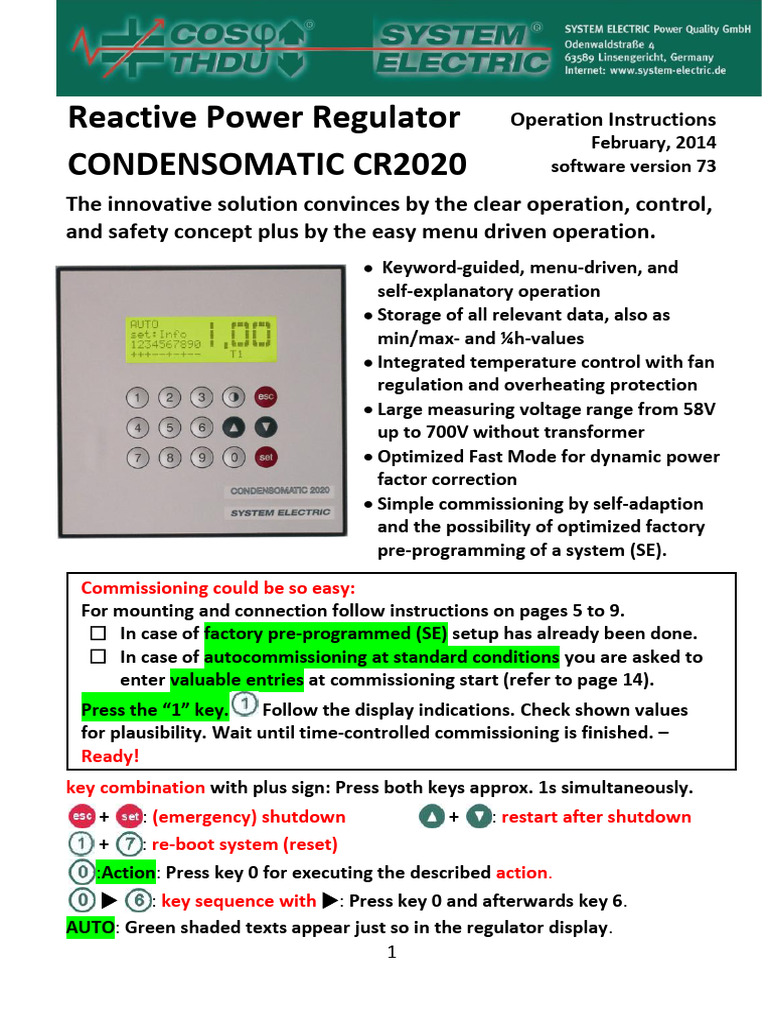 Data Sheet Regulator Cr2020 | PDF | Capacitor | Menu (Computing)
