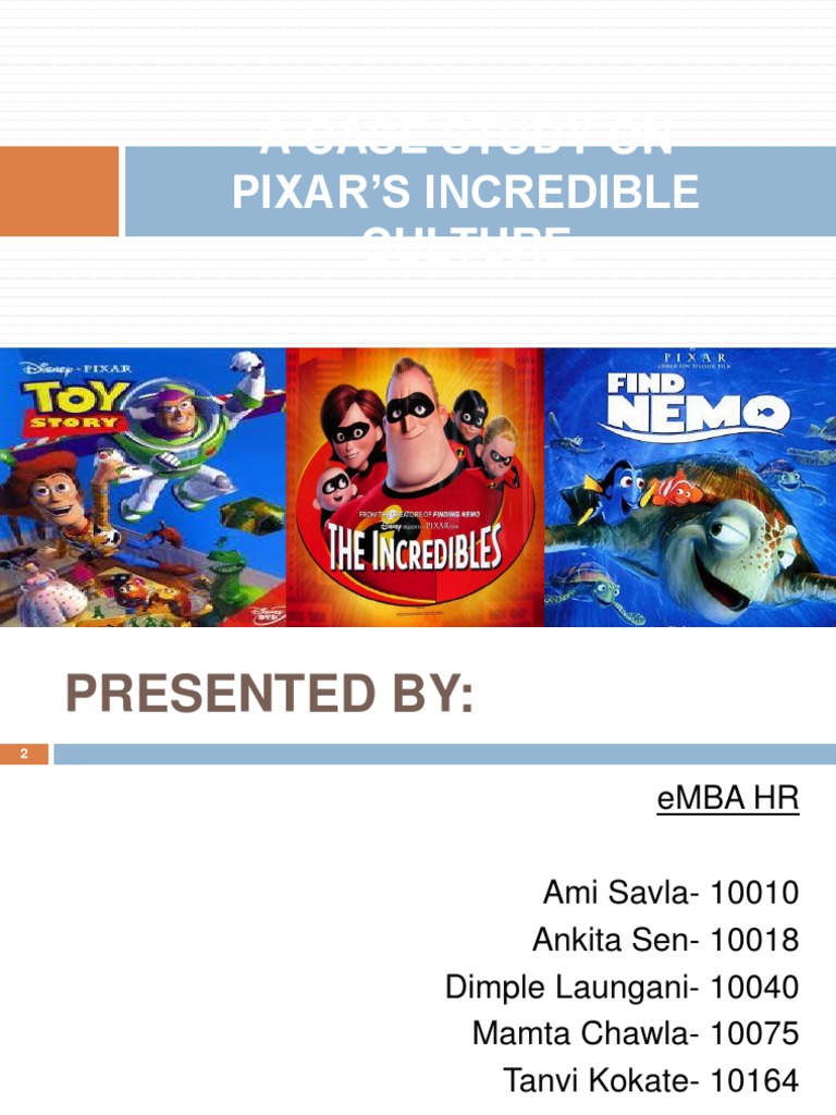 Pixar Final | PDF | Pixar | Animation