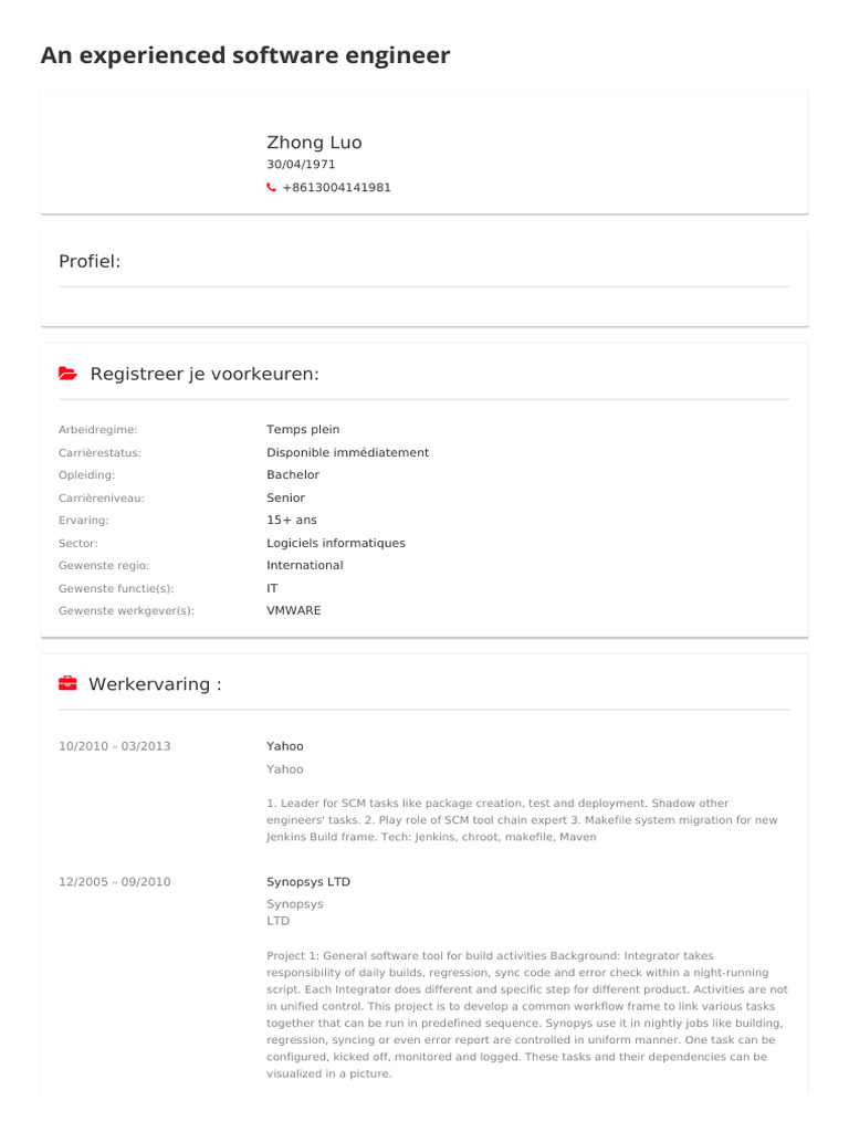 An Experienced Software Engineer | PDF | Java (Programming Language) | Linux