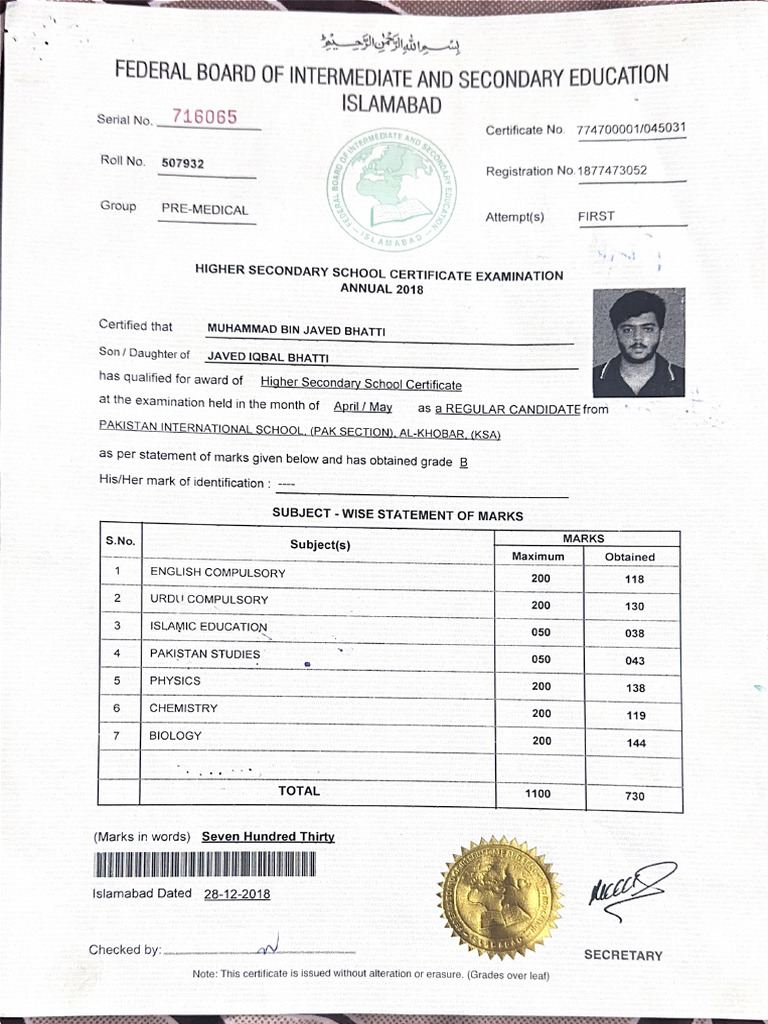 FSC Certificate | PDF