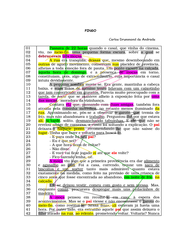 Texto Pingo Com Marcas de Rede | PDF