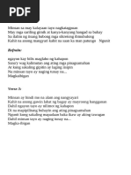 Sayong Yakap Chords | PDF