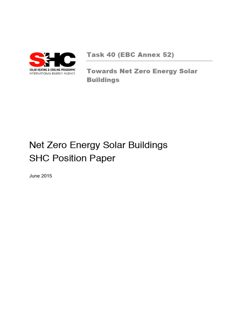 Net Zero Energy Solar Buildings Guide | PDF | Solar Energy | Energy ...