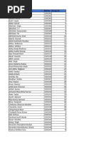 Staff Names and ID Numbers List | PDF