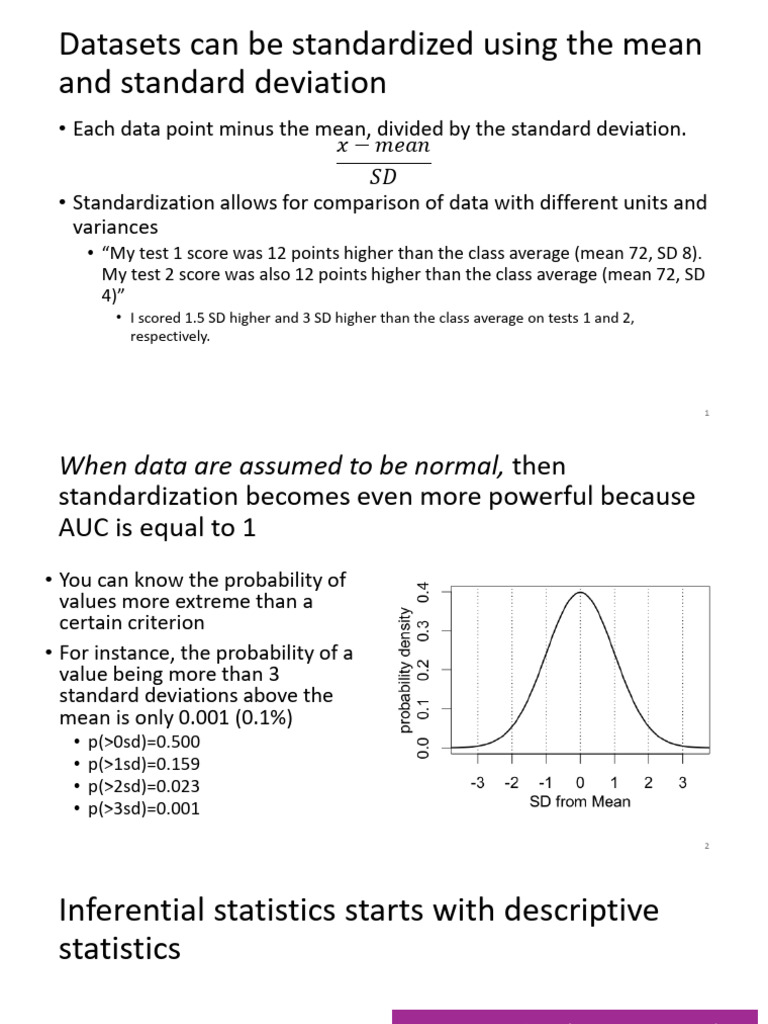 Lecture 2 Foundations of Inference | PDF | Standard Deviation | Normal ...