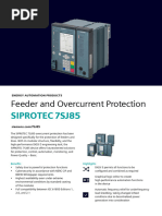 SIPROTEC 7SX85 Profile | PDF | Electrical Grid | Electric Motor