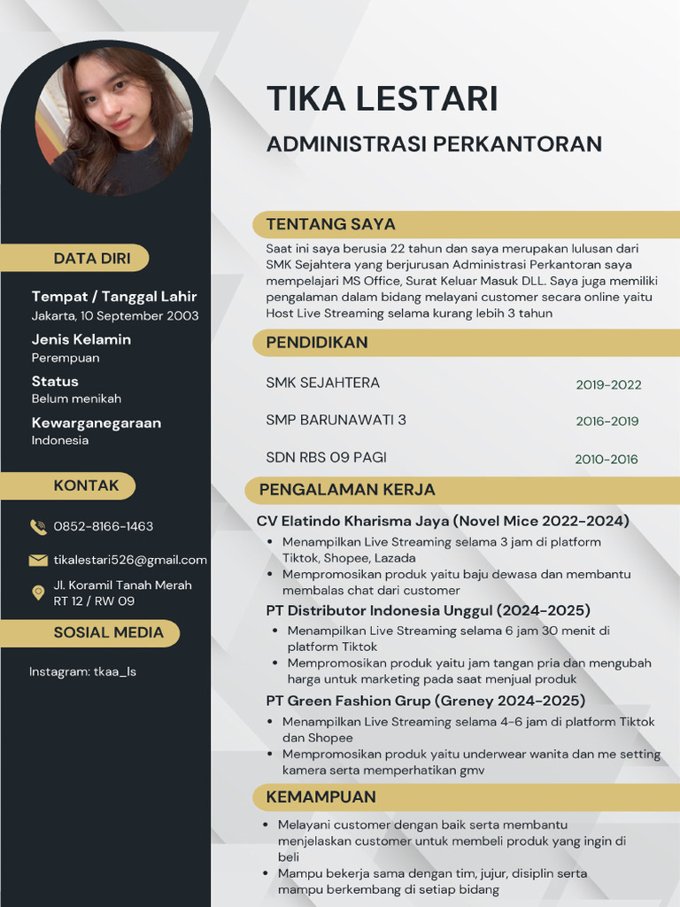 CV Tika Lestari | PDF
